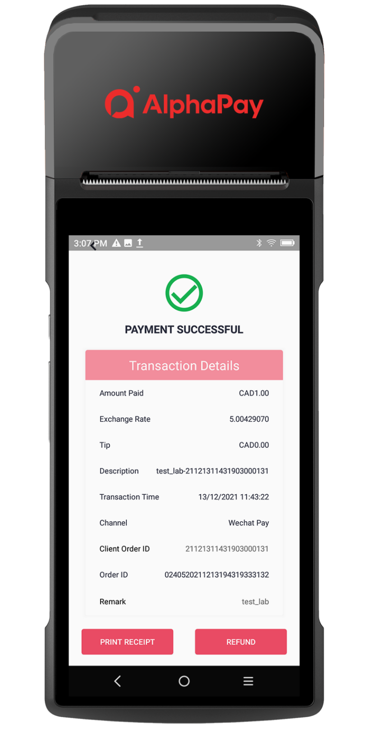 In-store Payments - AlphaPay
