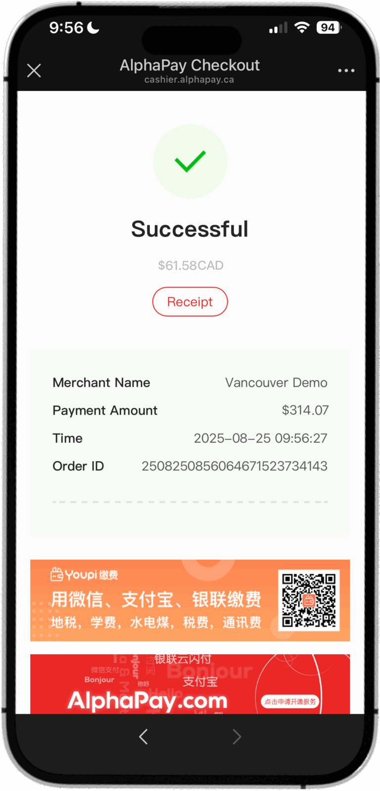 Invoice Payments - AlphaPay