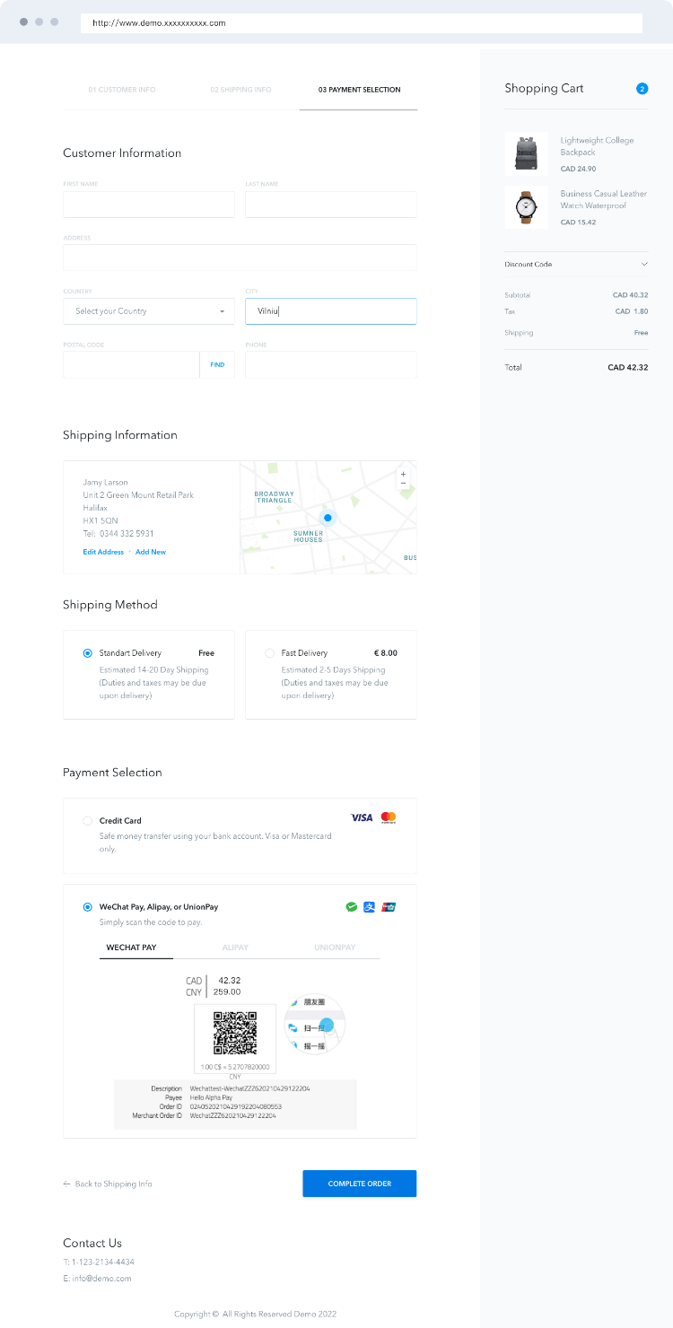 Online Payments - AlphaPay